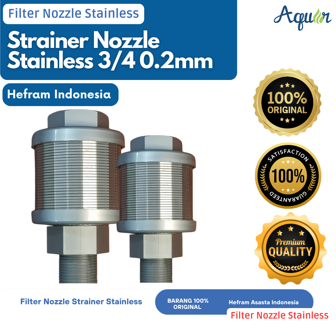Strainer Nozzle Stainless - PT Hefram Asasta Indonesia