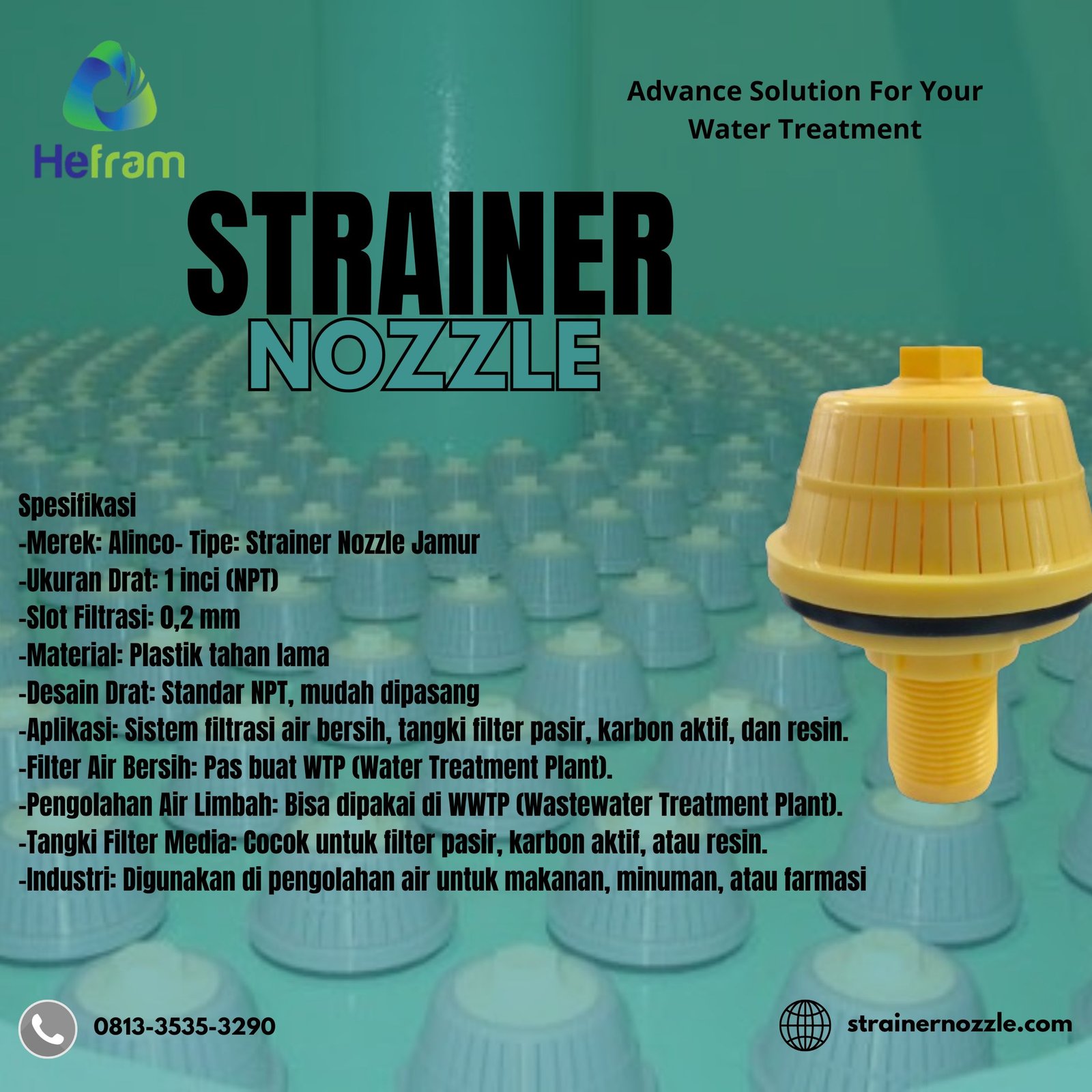 Jual Strainer K1 Filter Nozzle, 0813-3535-3290