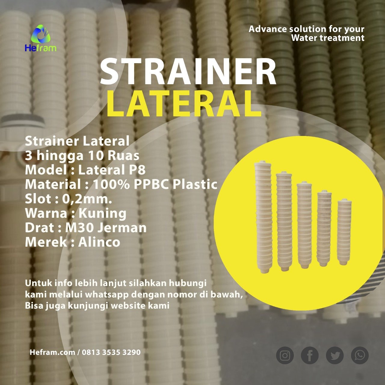 Apa Itu Strainer Lateral - PT. Hefram Asasta Indonesia