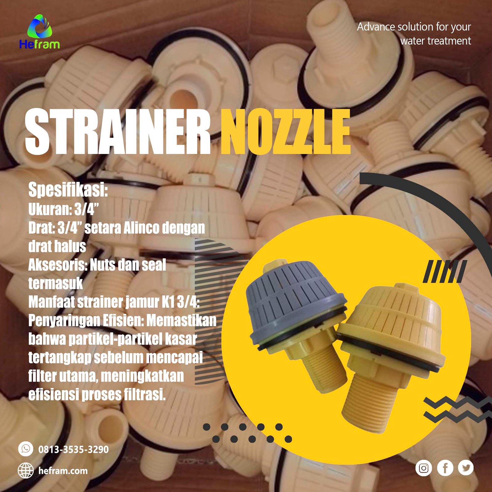 Jual Strainer Nozzle Lateral, 0813-3535-3290